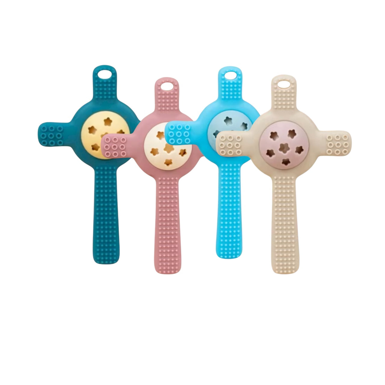 Cross Teether Rattles – Catholic Child